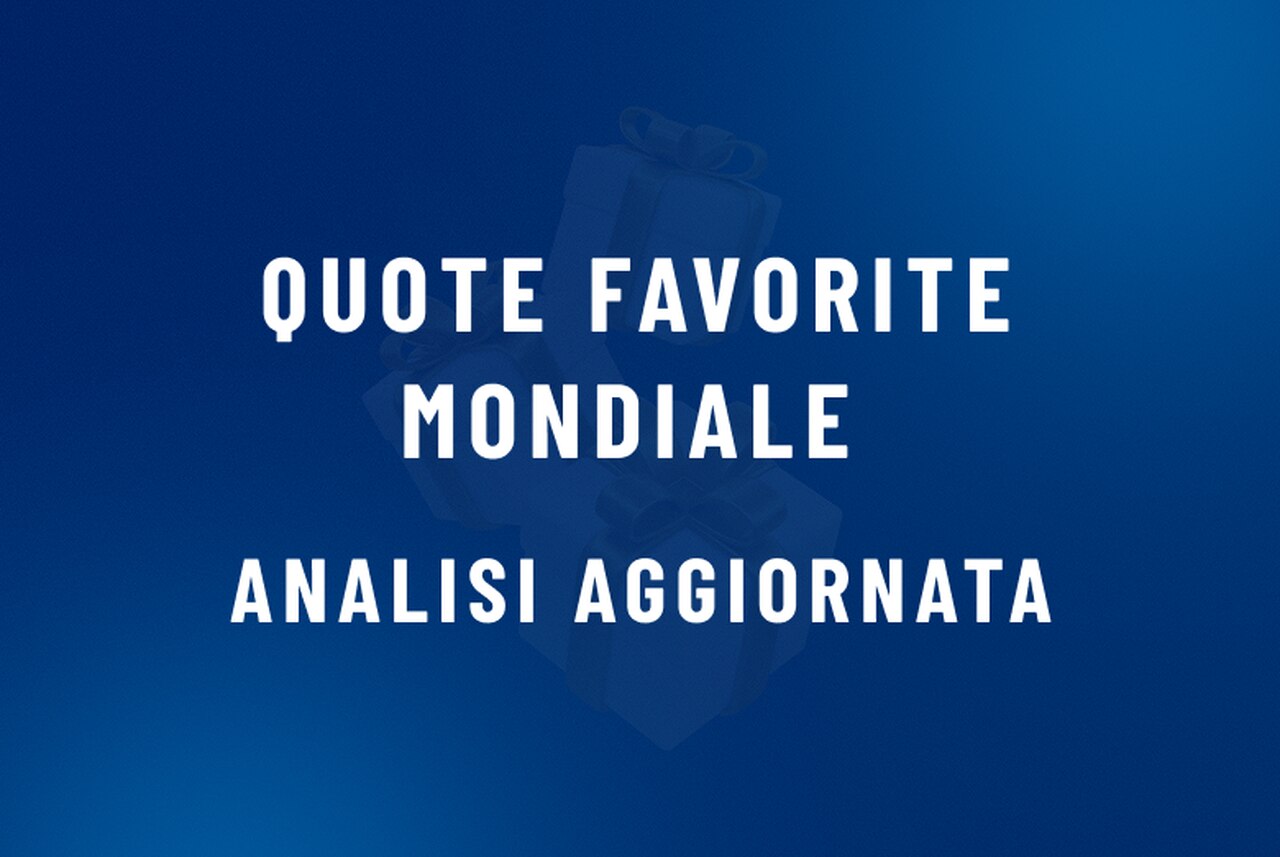 Quote vincente mondiali 2026 - bookmaker ADM al confronto