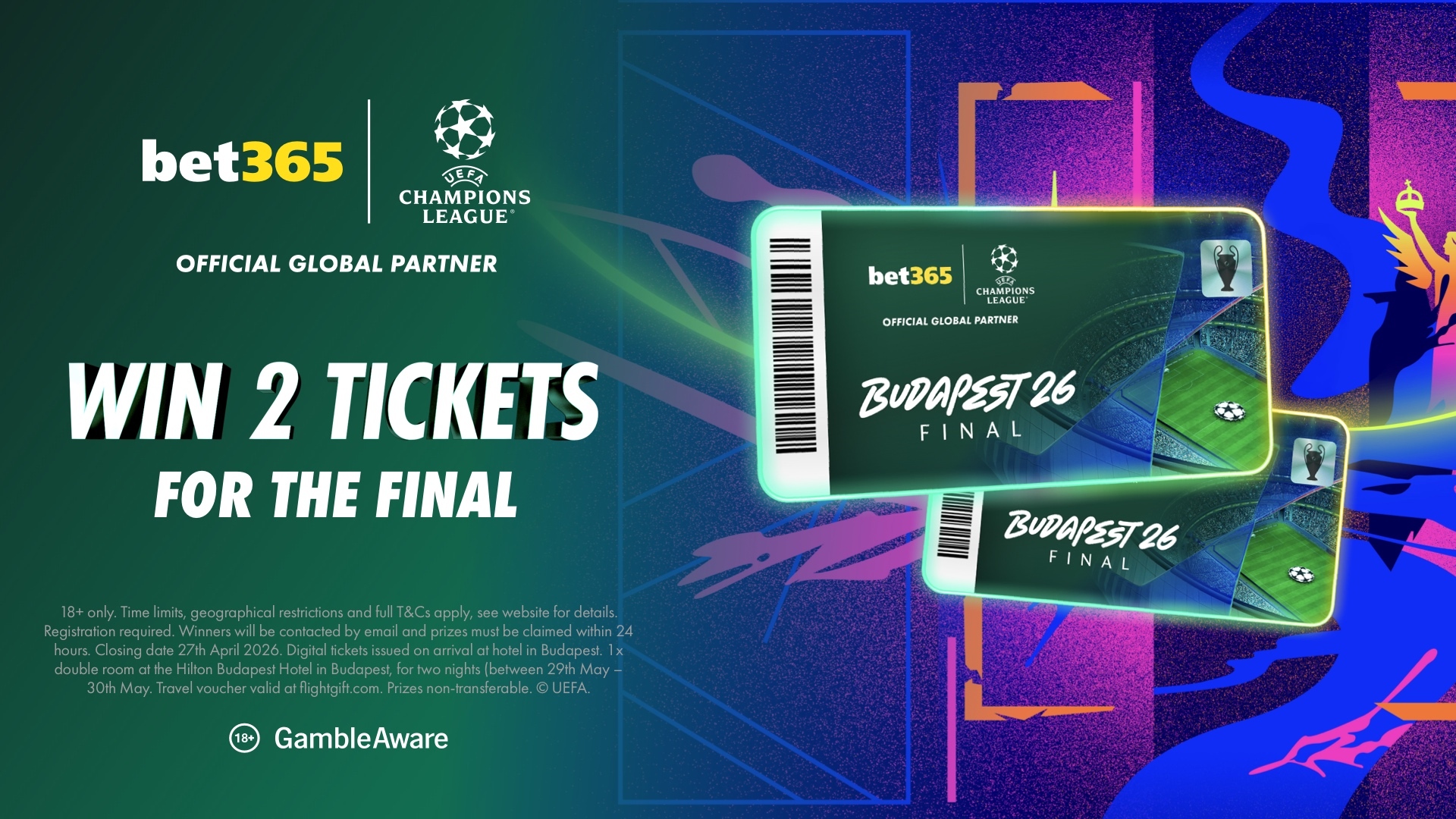 bet365 UEFA Champions League Ticket Giveaway UK 2026 Final